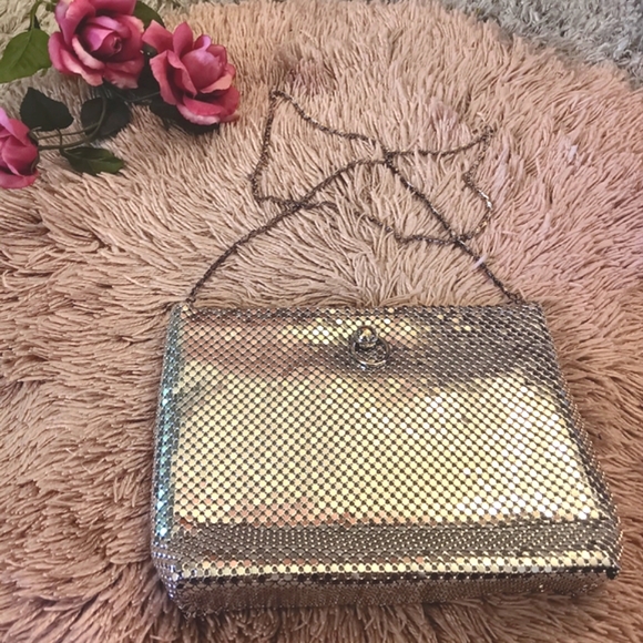 Vintage | Bags | Vintage 8s Bags By Michael Silver Chain Mesh Bag ...